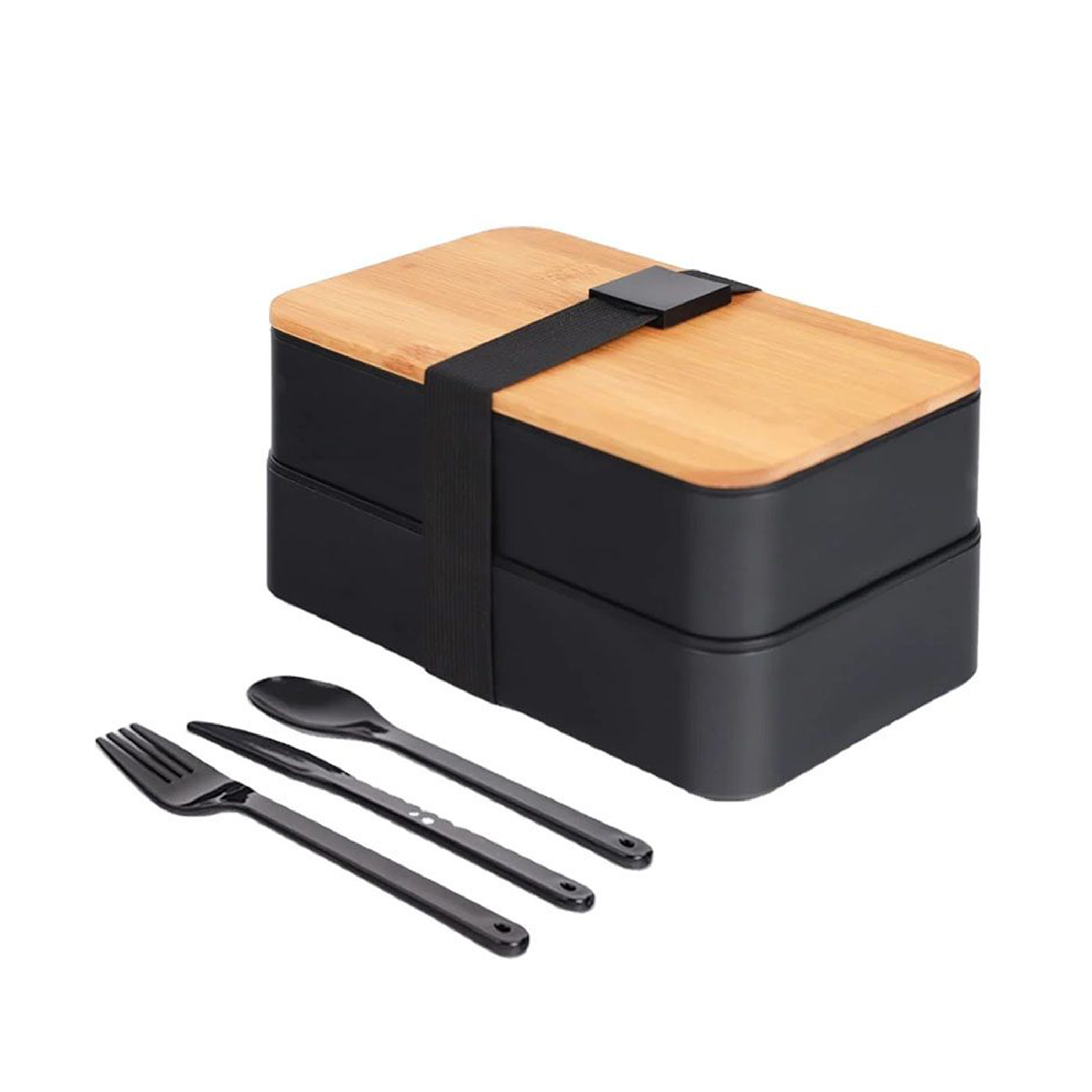 Singapore Double Layer Lunch Box with Bamboo Lid (LS0260) Supplier ...